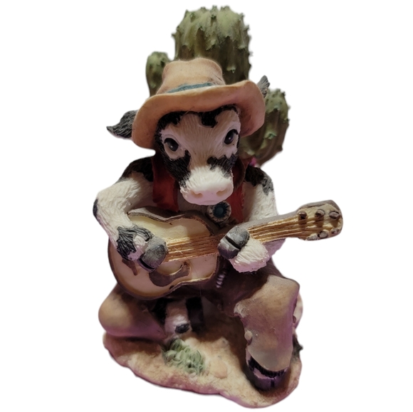 GANZ | Accents | Vintage 992 Ganz Cowtown Bull Rogers Cow Figurine ...